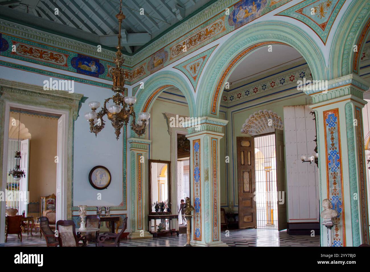 The ornate inside Palacio Cantero, Museo de Historia Municipal of ...