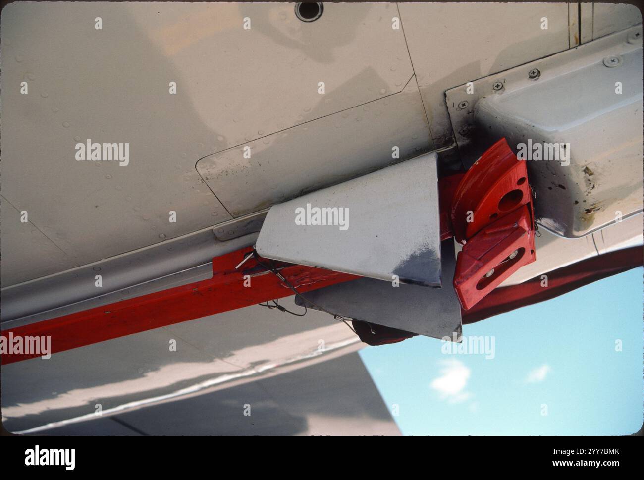 F-106 Delta Dart tailhook. Forged curve in steel spring forced the hook ...