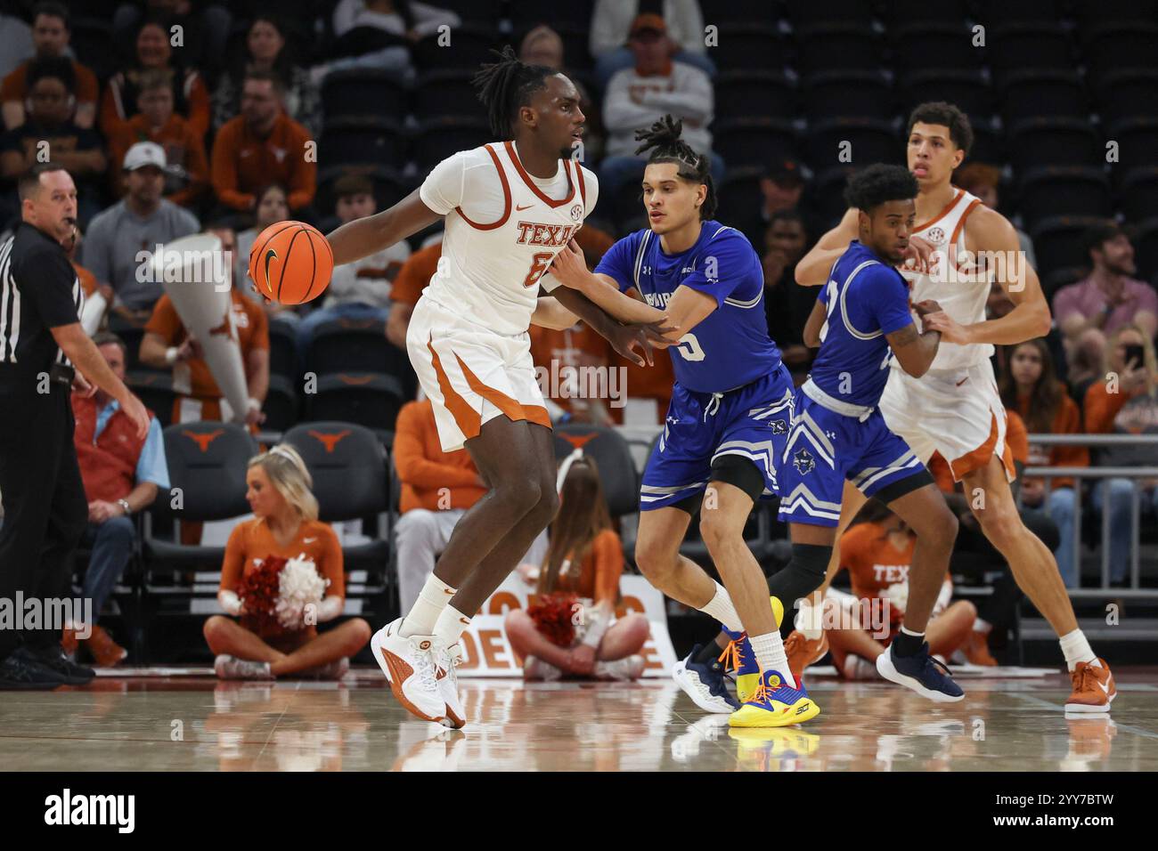 AUSTIN, TX - DECEMBER 19: Texas Longhorns forward Arthur Kaluma (6 ...