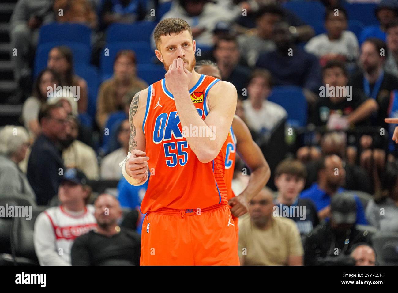 Orlando, Florida, USA, December 19, 2024, Oklahoma Thunder center ...