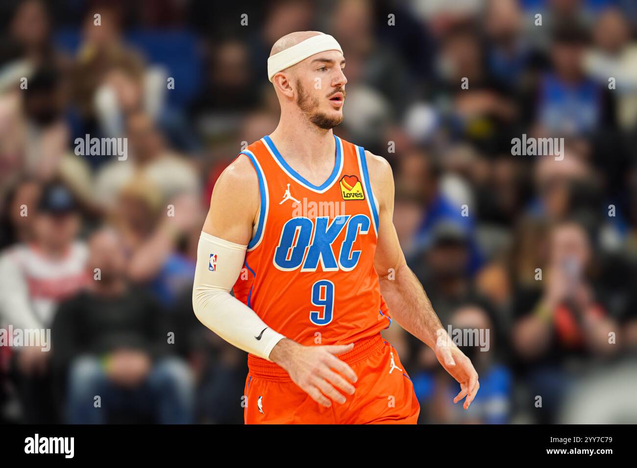 Orlando, Florida, USA, December 19, 2024, Oklahoma Thunder guard Alex ...