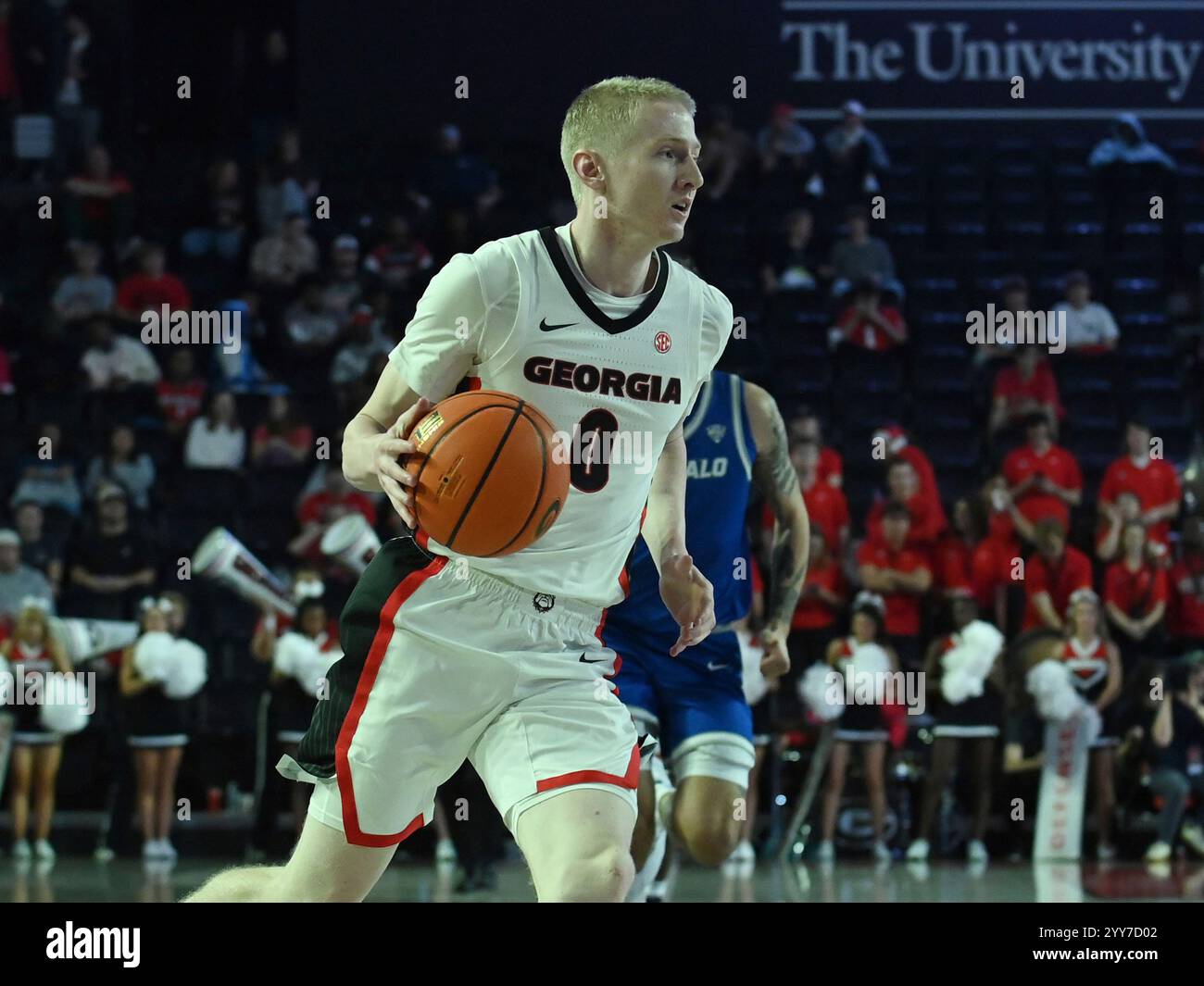 ATHENS, GA - DECEMBER 19: Georgia Bulldogs guard Blue Cain (0) drives ...