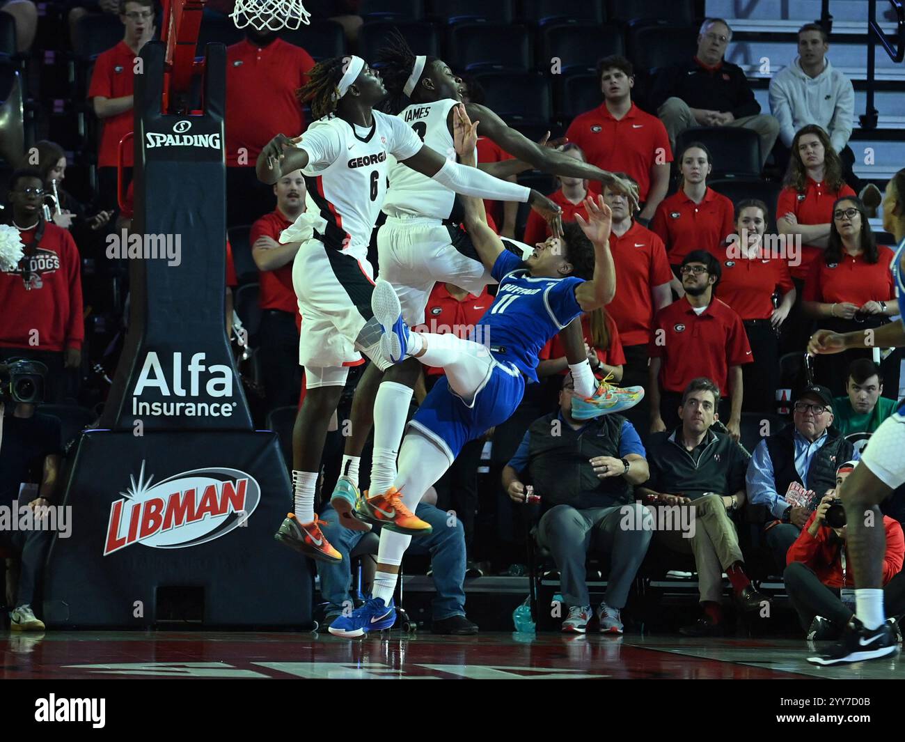 ATHENS, GA - DECEMBER 19: Georgia Bulldogs center Somtochukwu "Somto ...