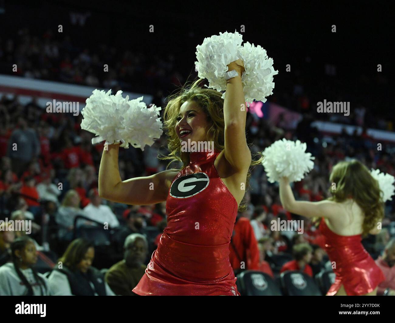 ATHENS, GA - DECEMBER 19: A member of the Georgia Bulldogs Dance Dawgs ...