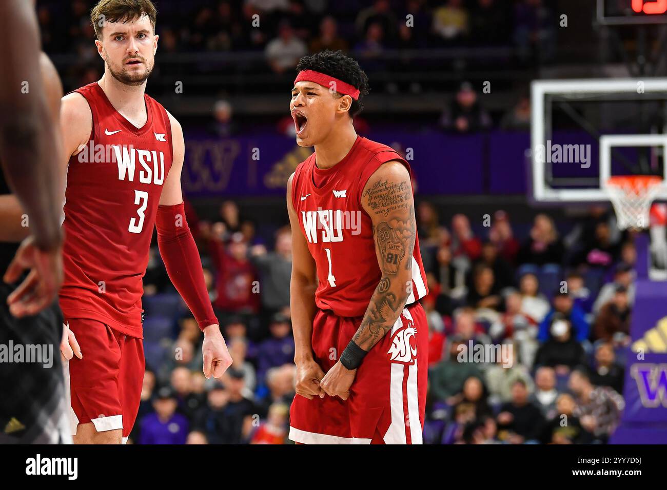 Seattle, Washington, USA. 18th Dec, 2024. Washington State Cougars ...