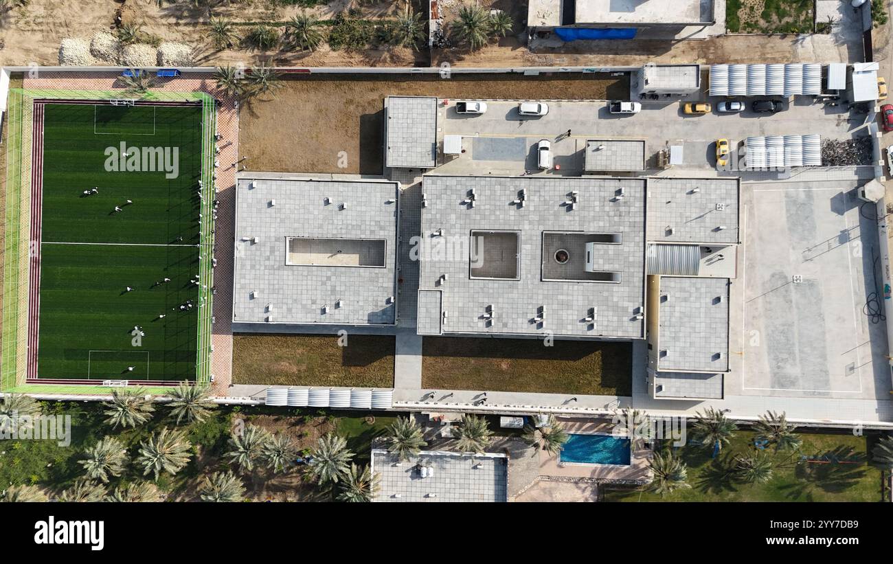 Baghdad. 20th Dec, 2024. An aerial drone photo taken on Nov. 17, 2024 ...