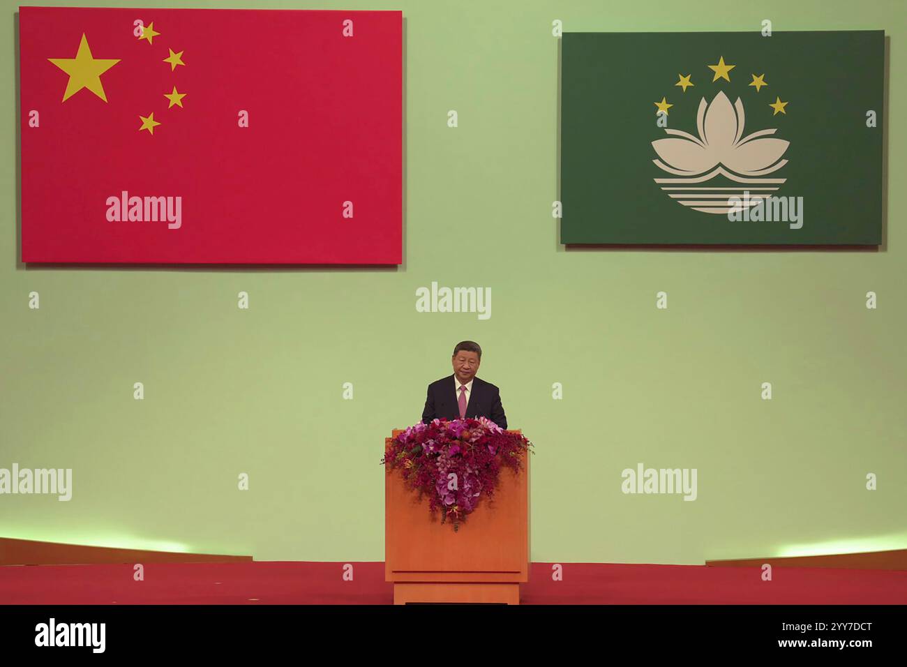 Chinese President Xi Jinping attends the inauguration of new Macau ...