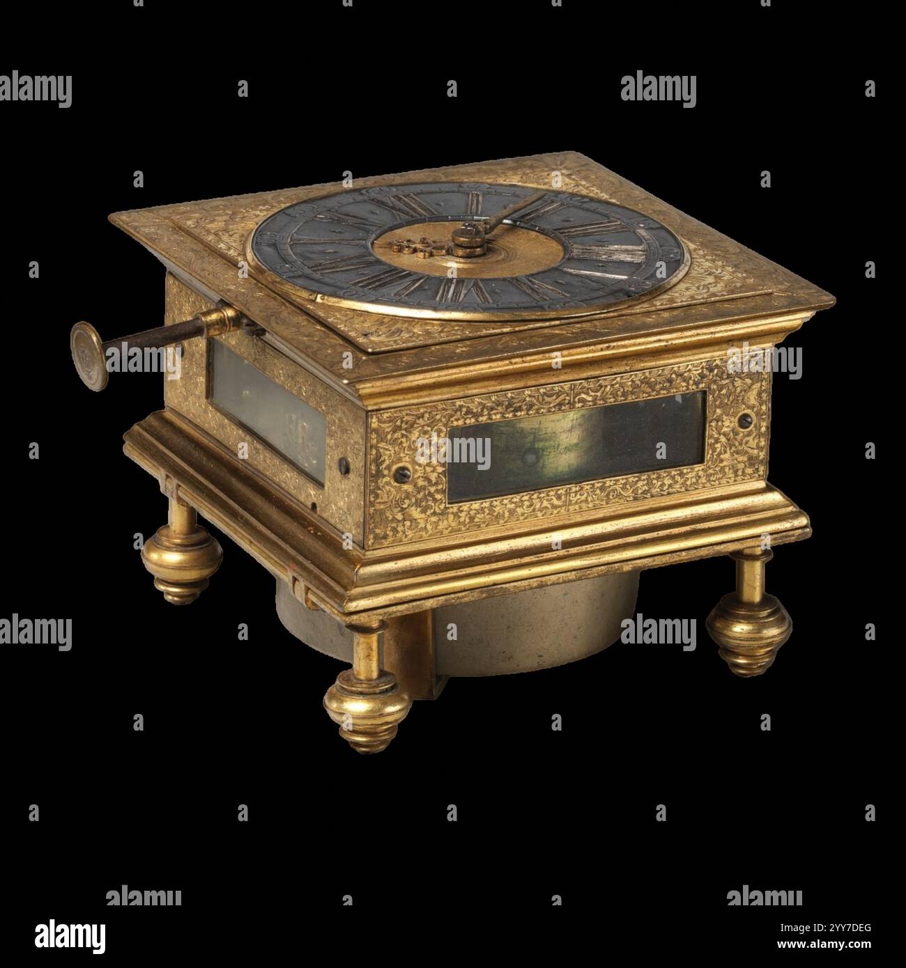 Antique gilded table clock hi-res stock photography and images - Alamy