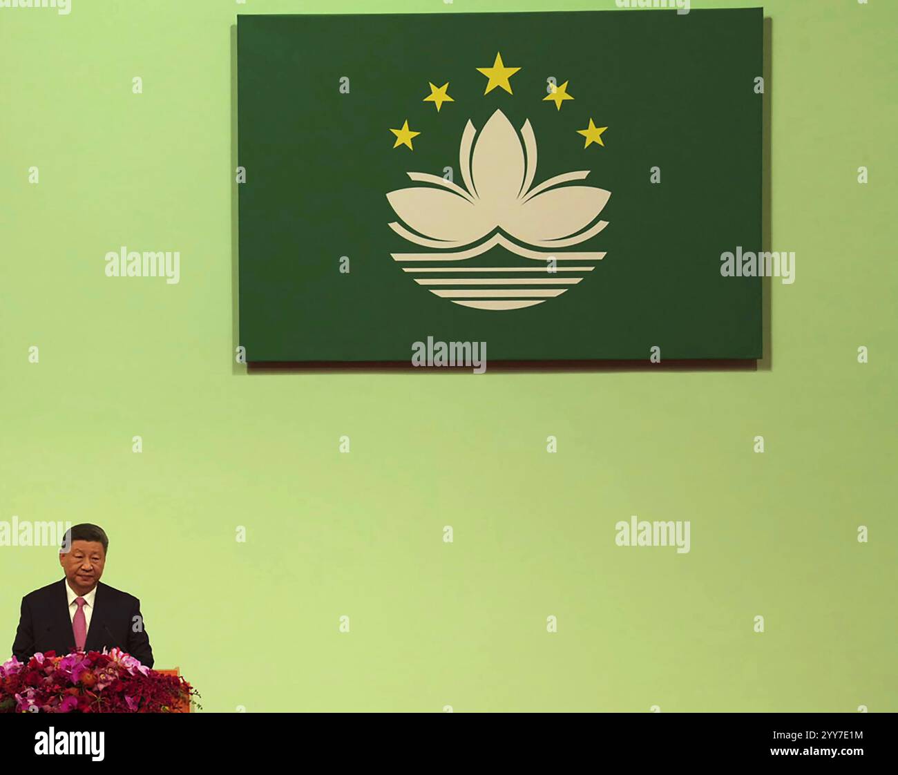 Chinese President Xi Jinping attends the inauguration of new Macau ...