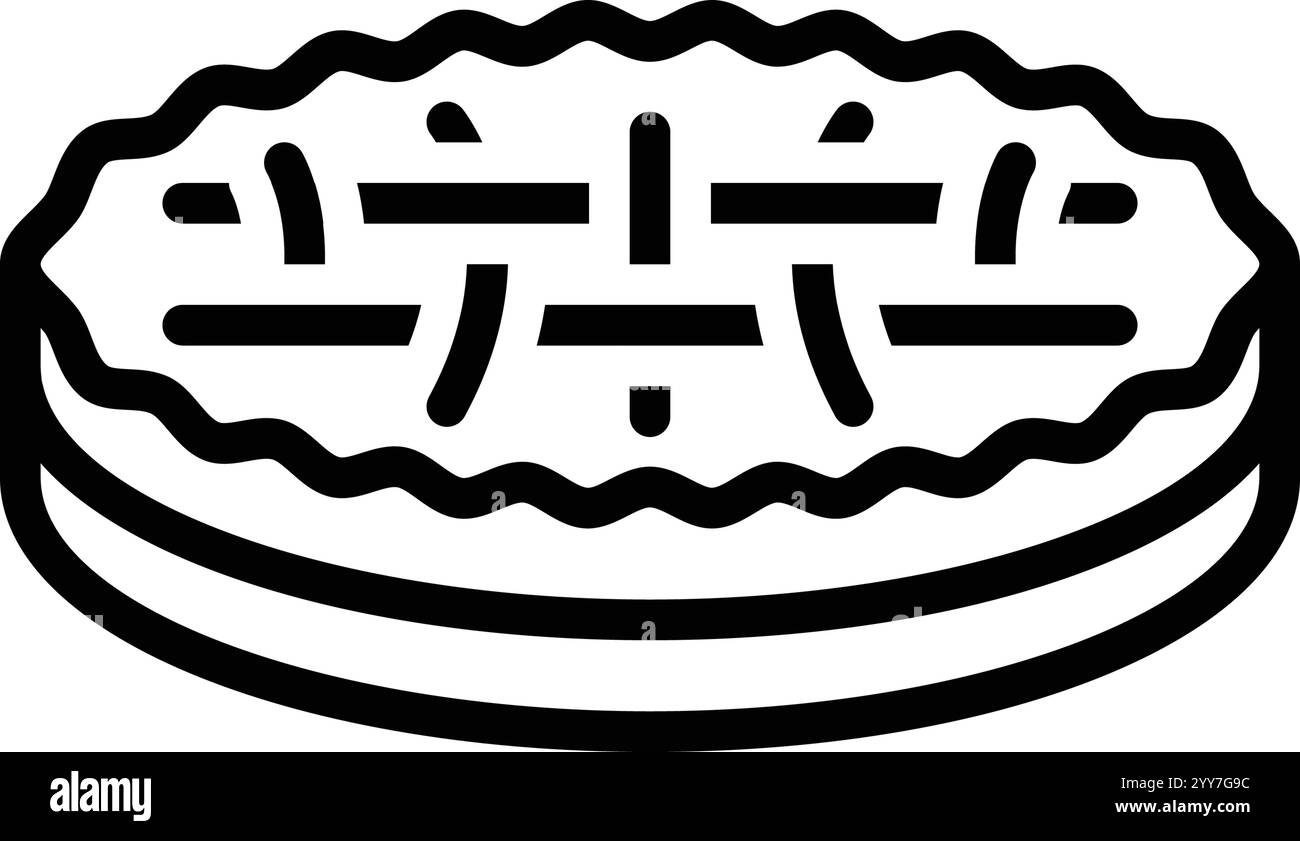 Icon for pie, crust Stock Vector Image & Art - Alamy