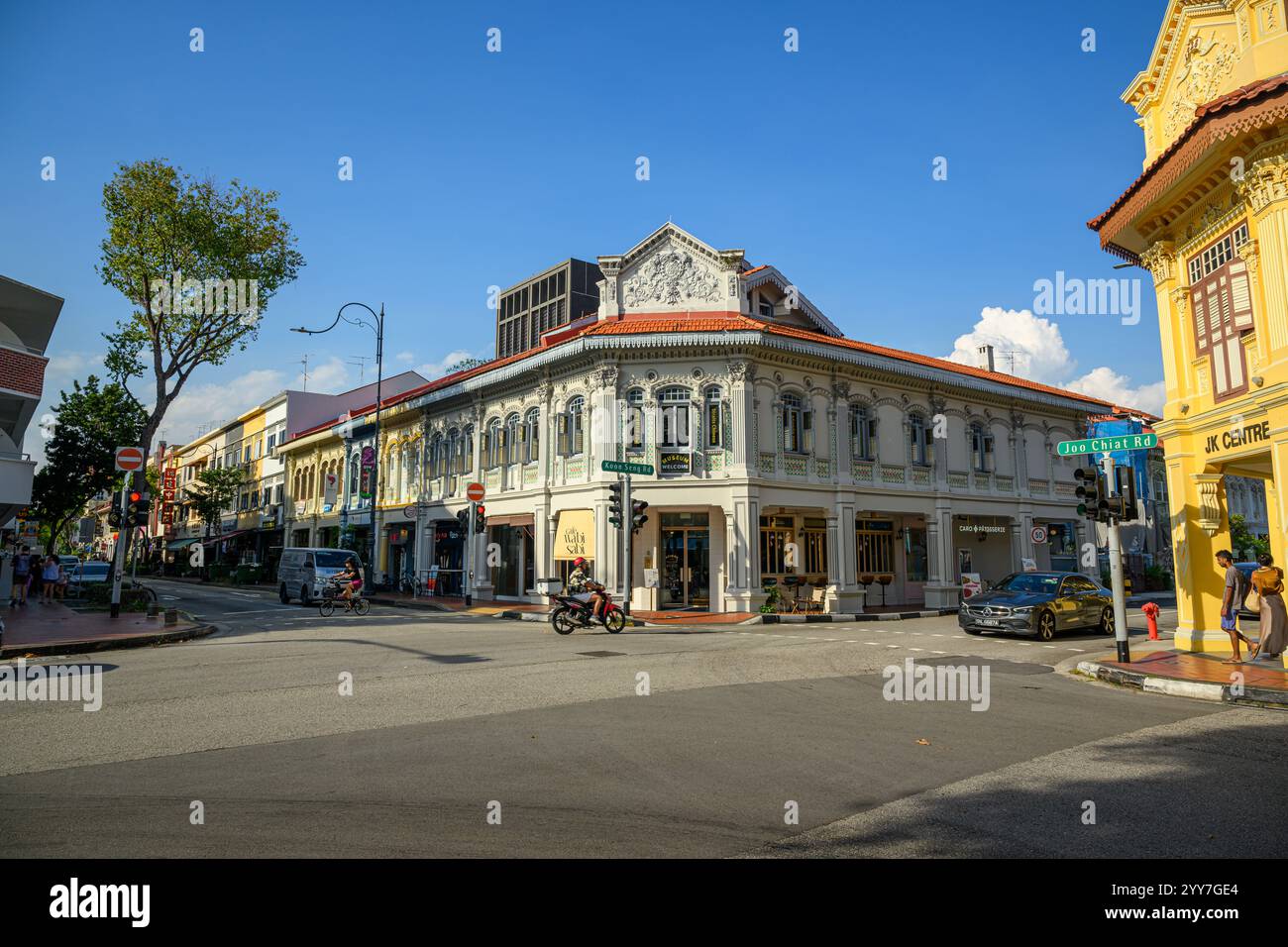 The Peranakan Mansion on Joo Chiat Road, Singapore Stock Photo - Alamy