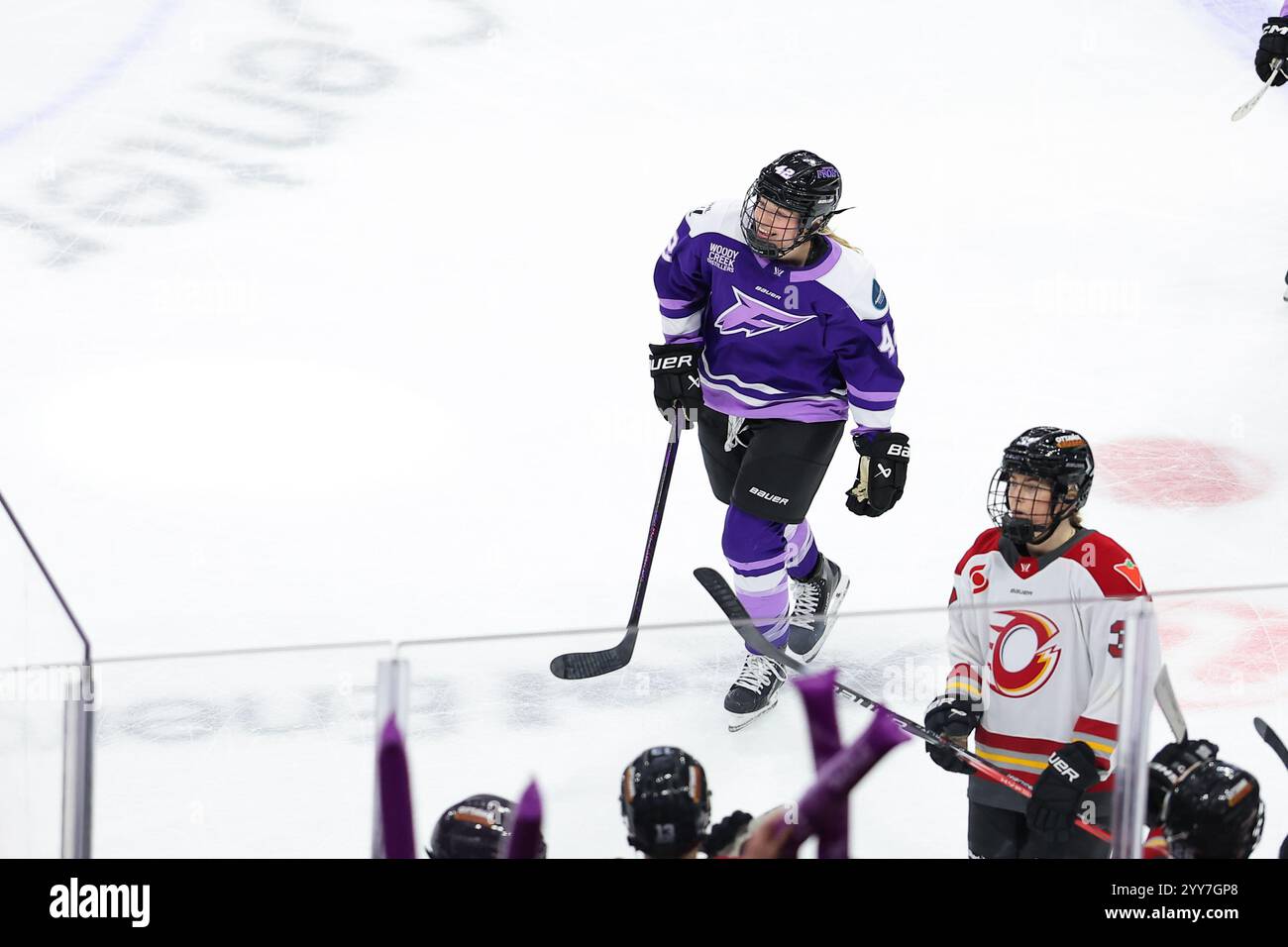 November 19th, 2024: Minnesota Frost defender Claire Thompson (42 ...