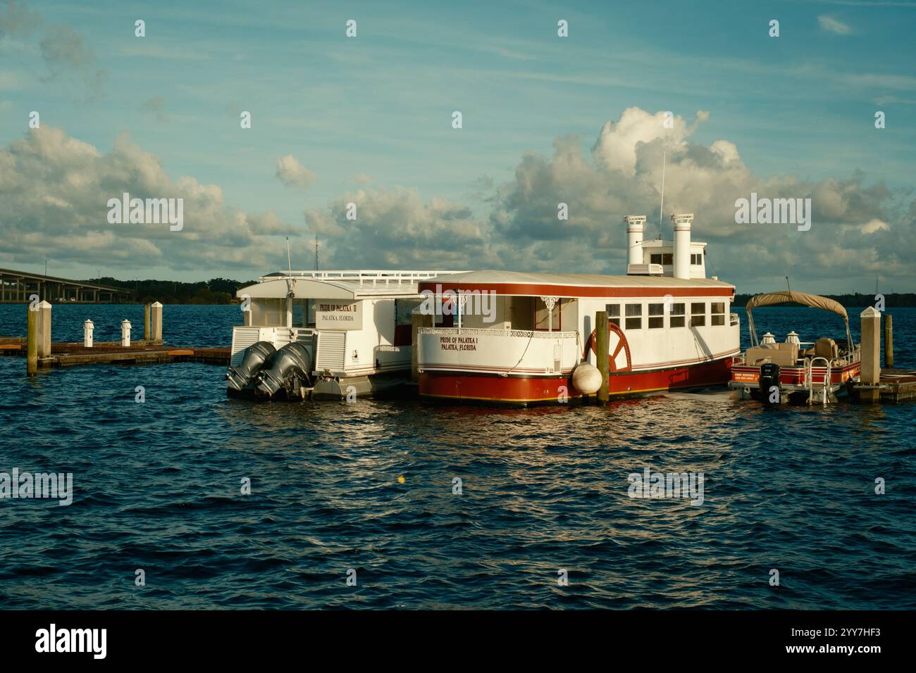 The Pride of Palatka on the St. Johns River in Palatka, Florida Stock ...