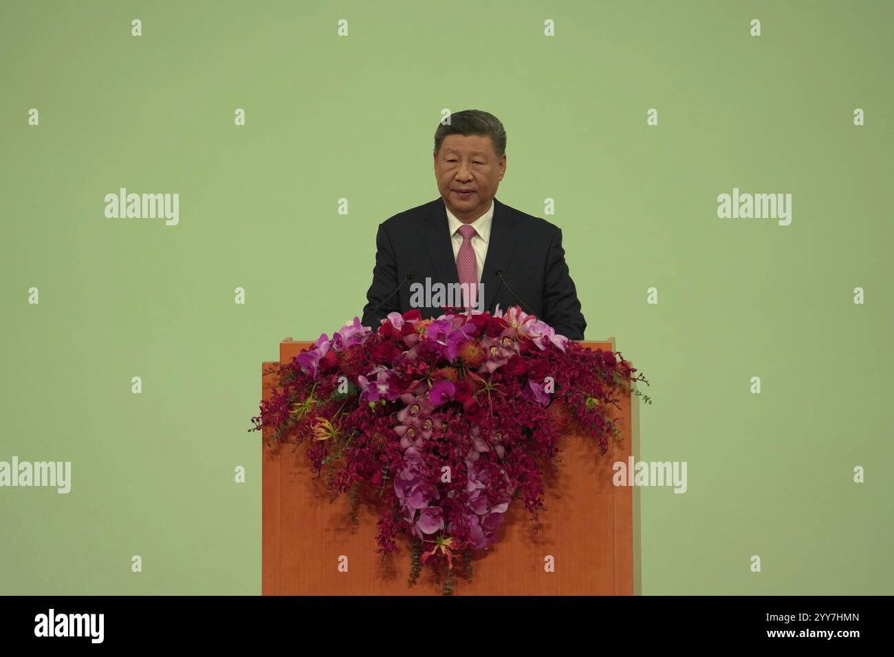 Chinese President Xi Jinping speaks during the inauguration of new ...