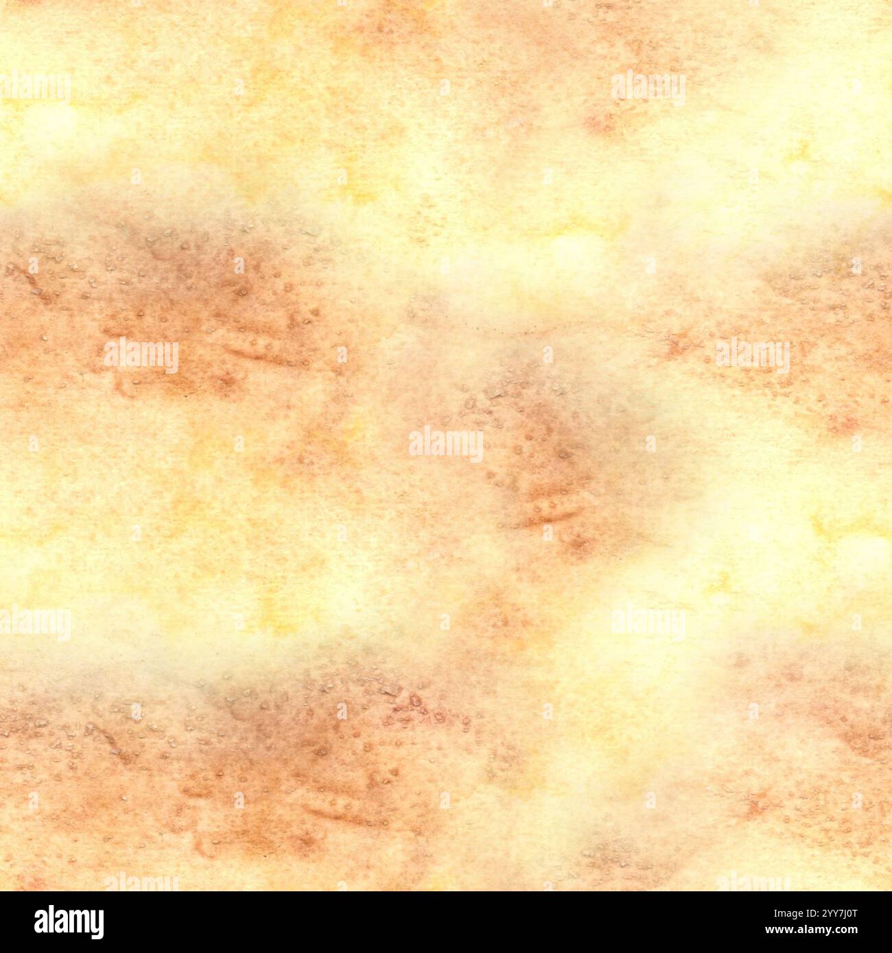 Sand texture seamless pattern. Hand drawn watercolor illustration ...