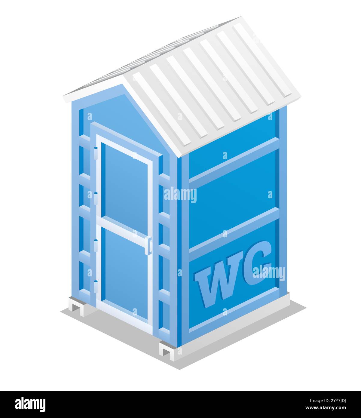 Blue restroom Stock Vector Images - Alamy