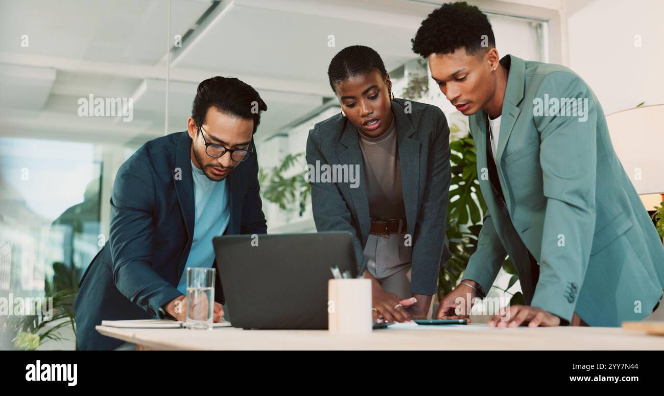 Office, feedback and report discussion for laptop, proposal and ...