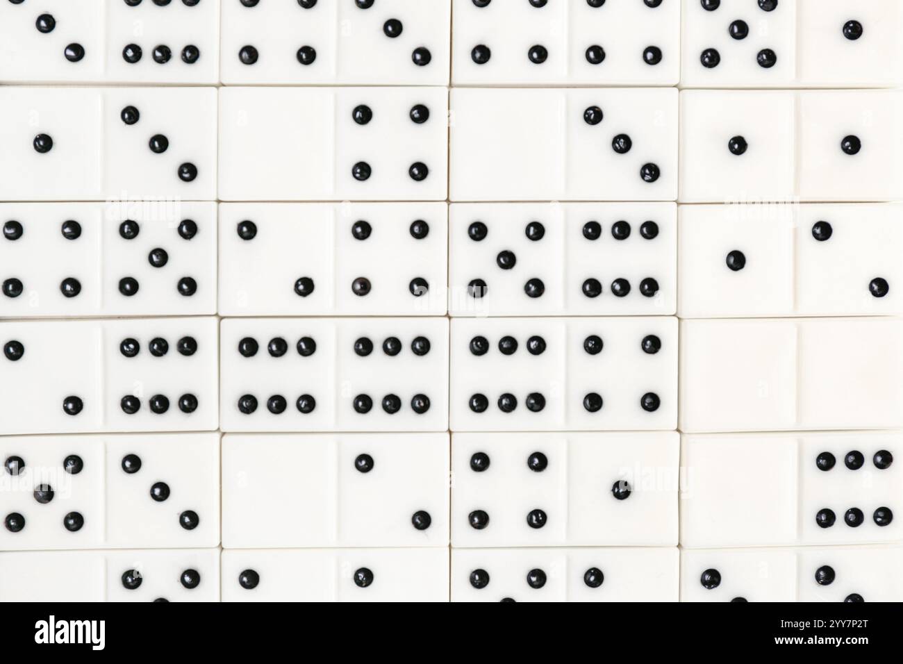 Texture of white dominos blocks as background Stock Photo - Alamy