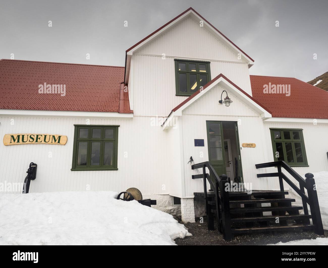 Exterior of the South Georgia Museum, Grytviken, South Georgia Stock Photo - Alamy