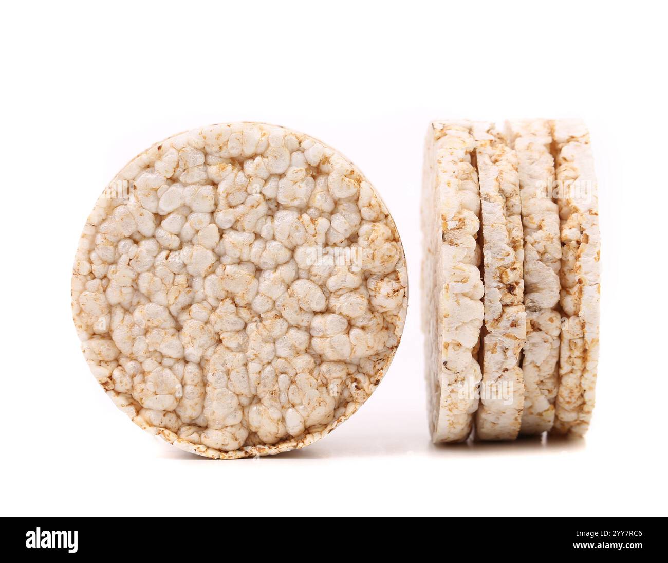 Corn crackers isolated on a white background Stock Photo - Alamy