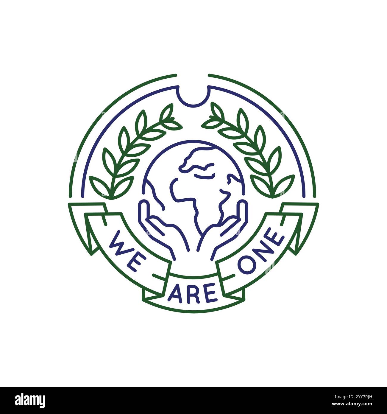 Map world in one Stock Vector Images - Alamy