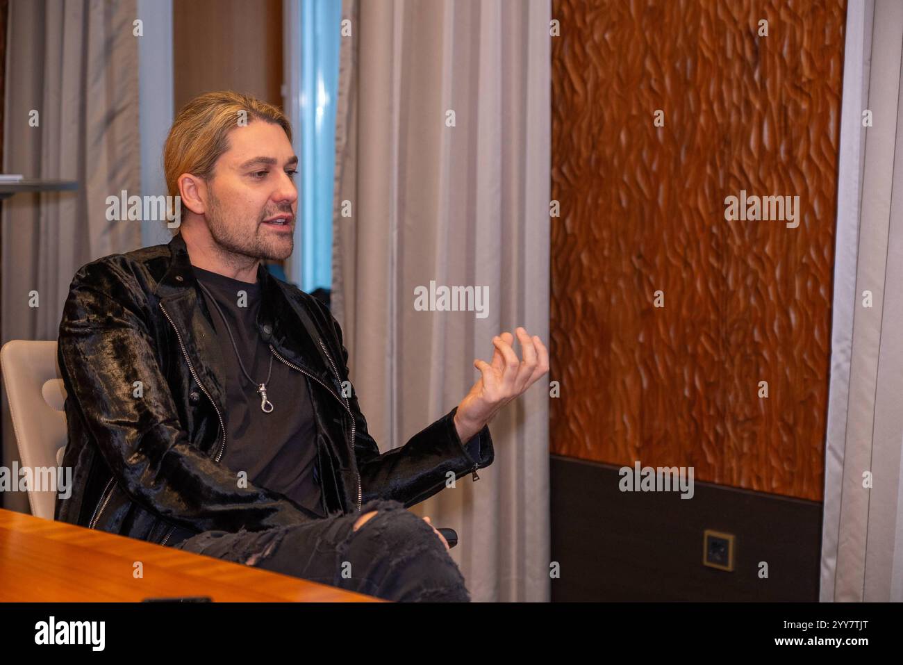 Interview appointment with David Garrett (Garett Garret) in advance of ...
