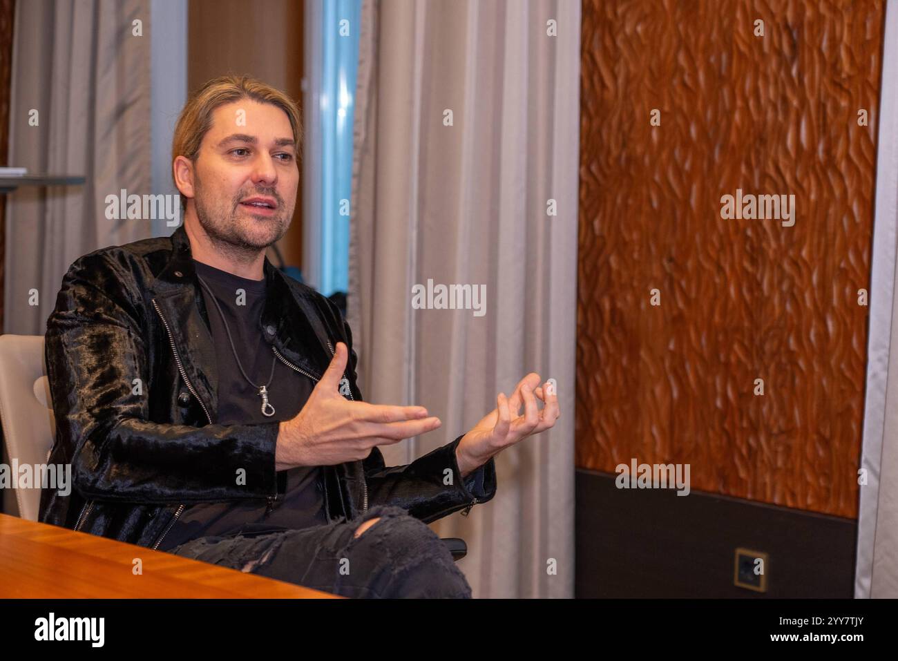 Interview appointment with David Garrett (Garett Garret) in advance of ...