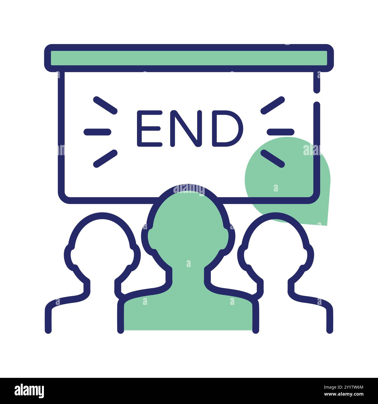 Speaker and audience screen Cut Out Stock Images & Pictures - Alamy