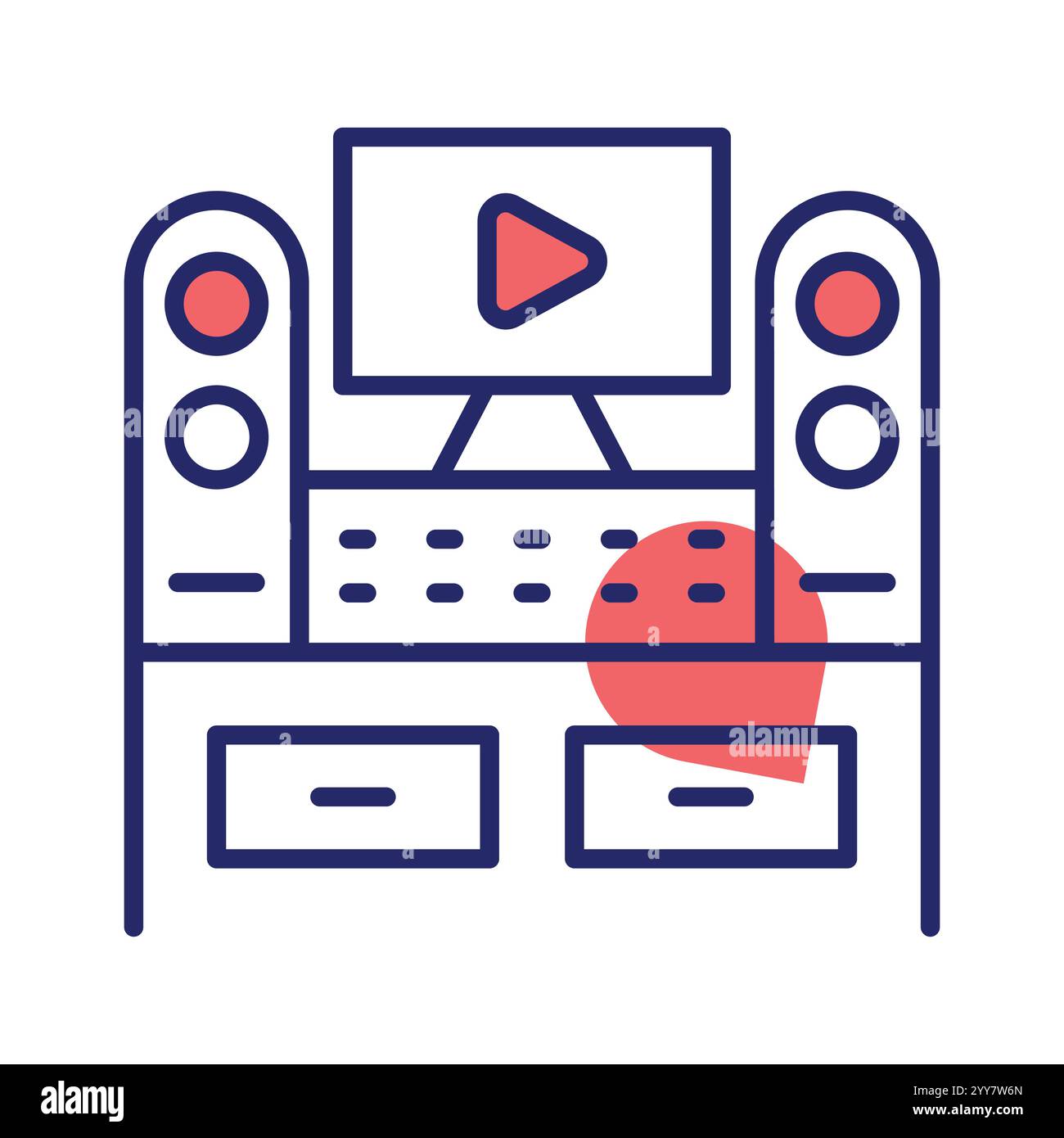 Music studio vector design isolated on white background Stock Vector ...