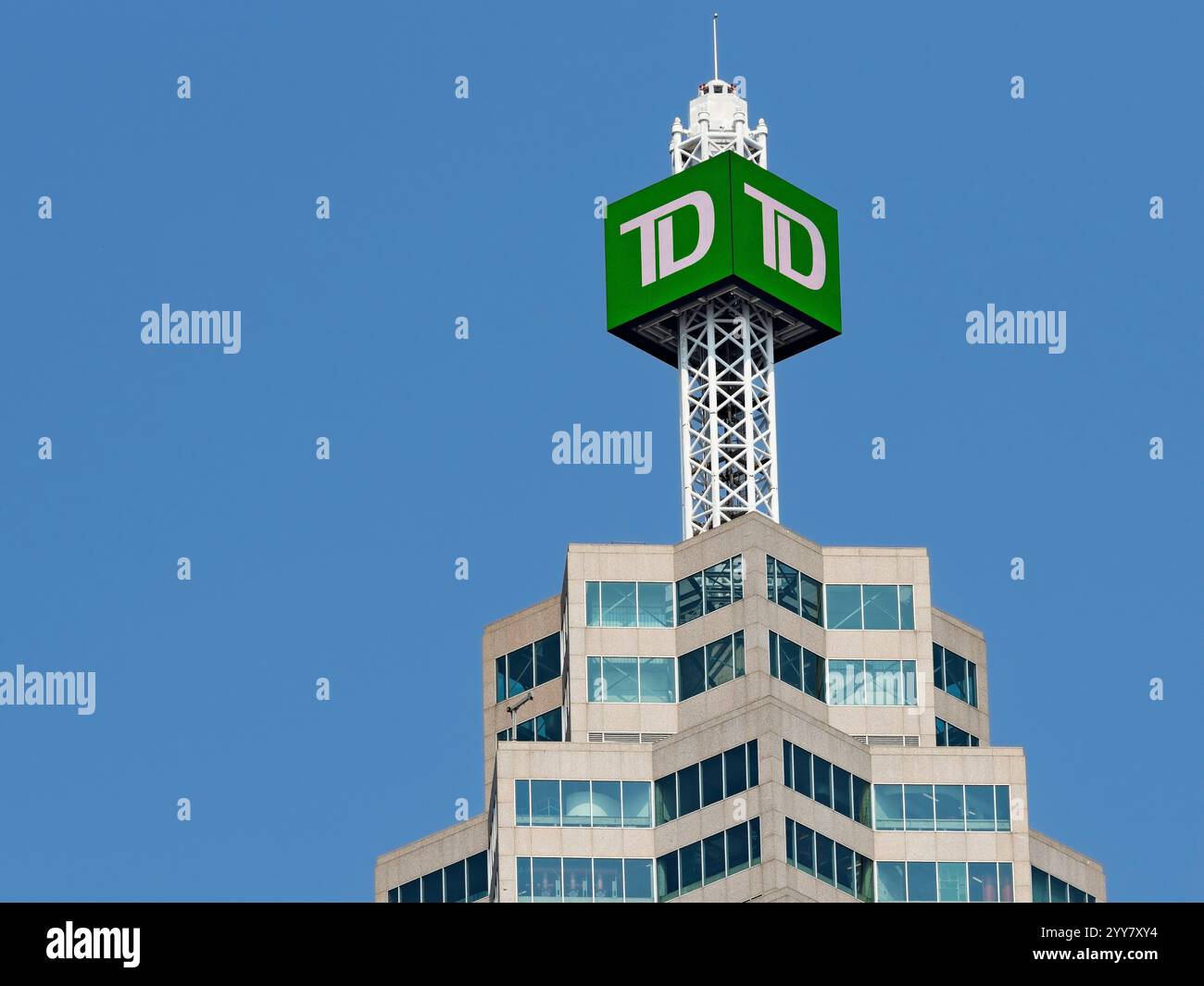 Toronto Canada / TD Canada Trust Branch Bank on Bay Street , Downtown ...
