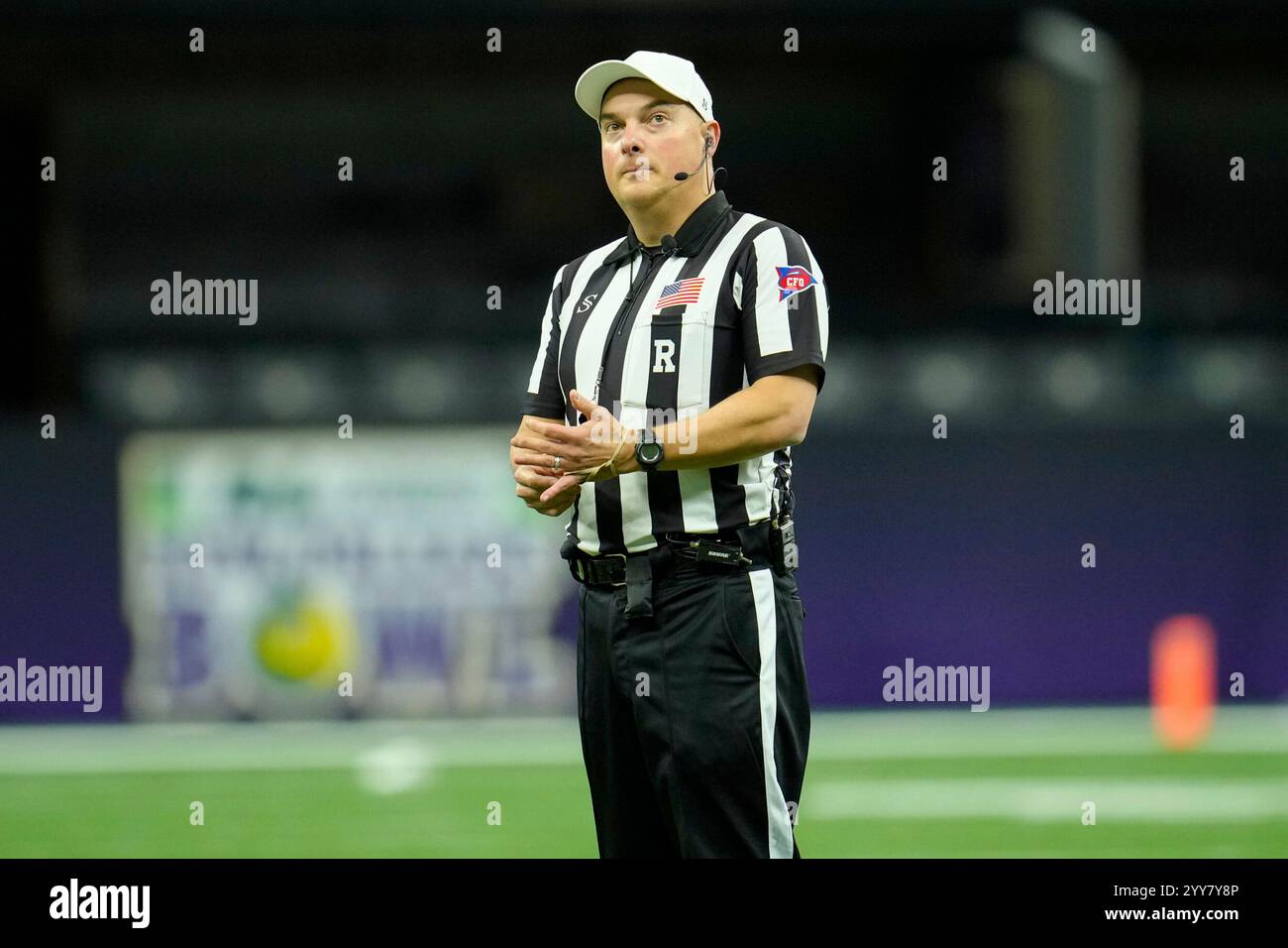New Orleans, Louisiana. 19th Dec, 2024. Referee David Seigle during the ...