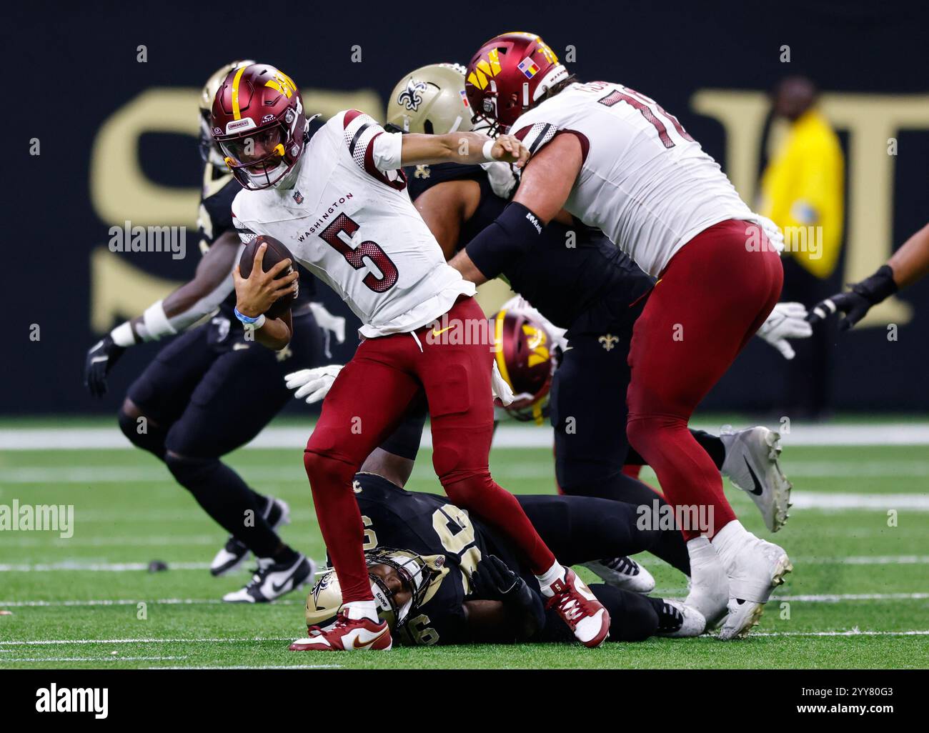 New Orleans, United States. 15th Dec, 2024. Washington Commanders ...
