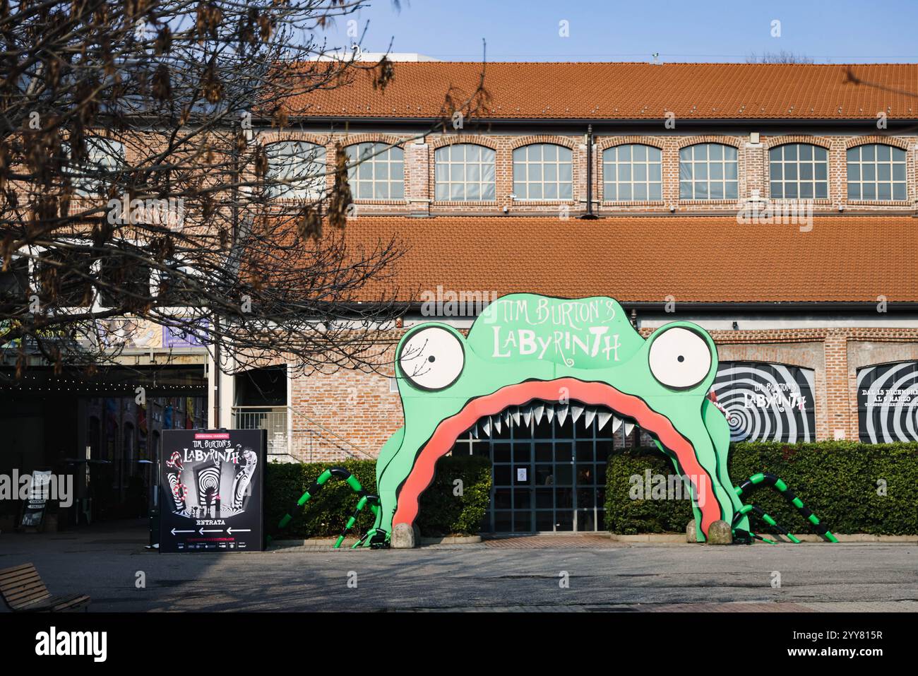 Milano, Italy. 12th Dec, 2024. A view of an installation during the ...