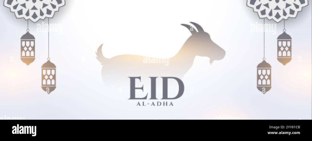 eid al adha bakrid festival banner design Stock Vector Image & Art - Alamy