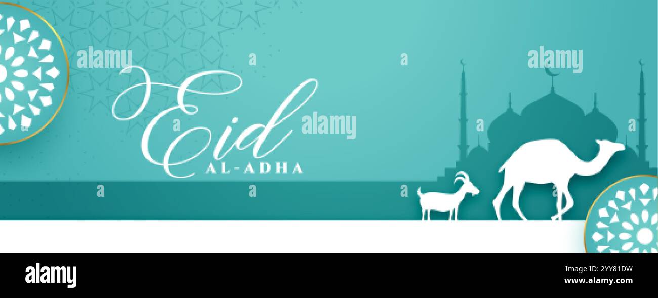 eid al adha bakrid festival banner design Stock Vector Image & Art - Alamy