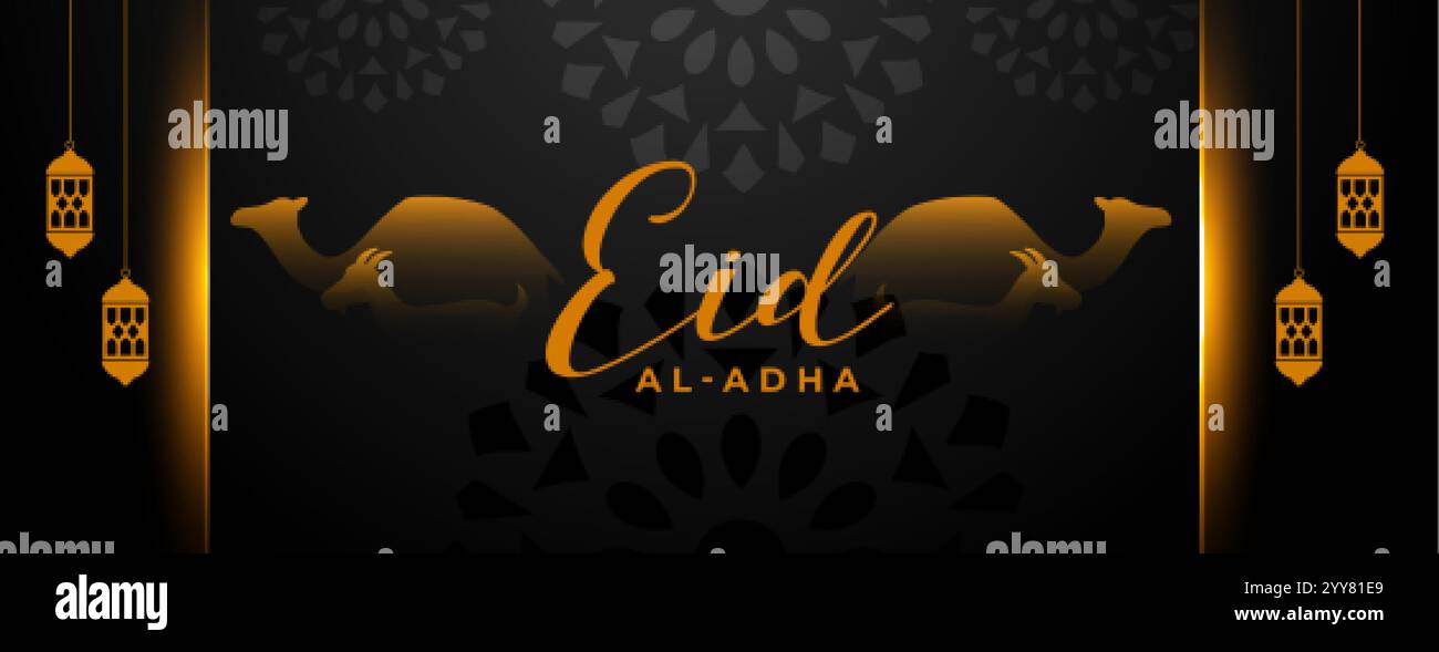 nice bakrid eid al adha festival banner Stock Vector Image & Art - Alamy