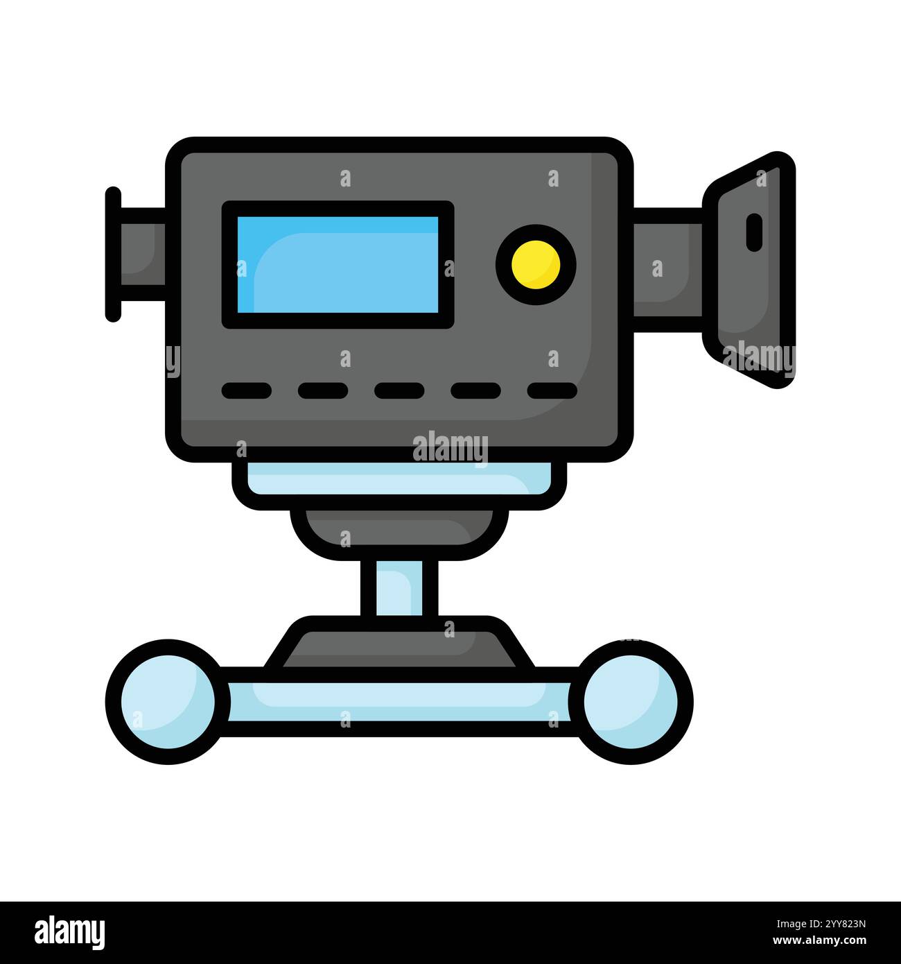 Camera dolly vector design isolated on white background Stock Vector ...