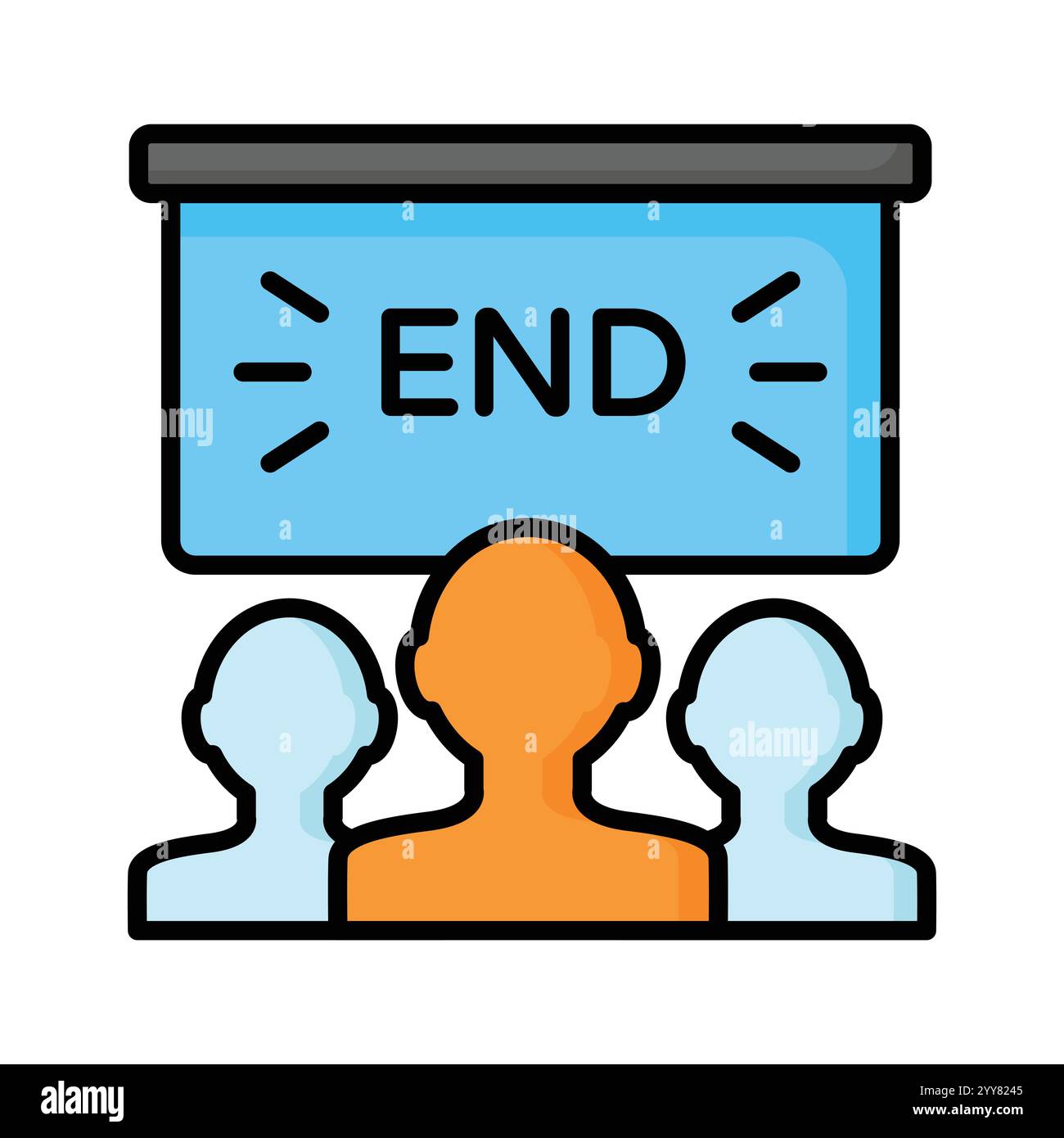 Speaker and audience screen Cut Out Stock Images & Pictures - Alamy