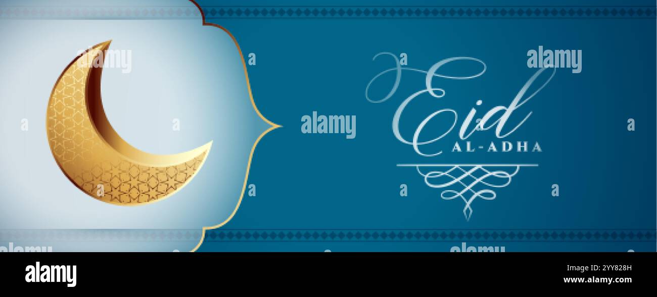 eid al adha bakrid festival wishes banner Stock Vector Image & Art - Alamy