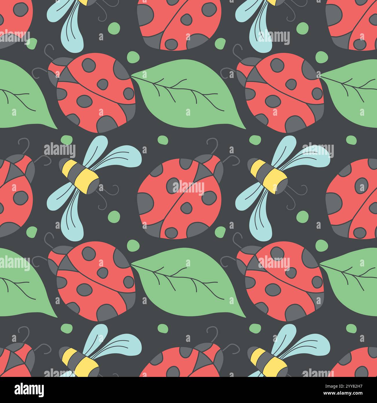 Spring pattern. Seamless spring background Stock Vector Image & Art - Alamy