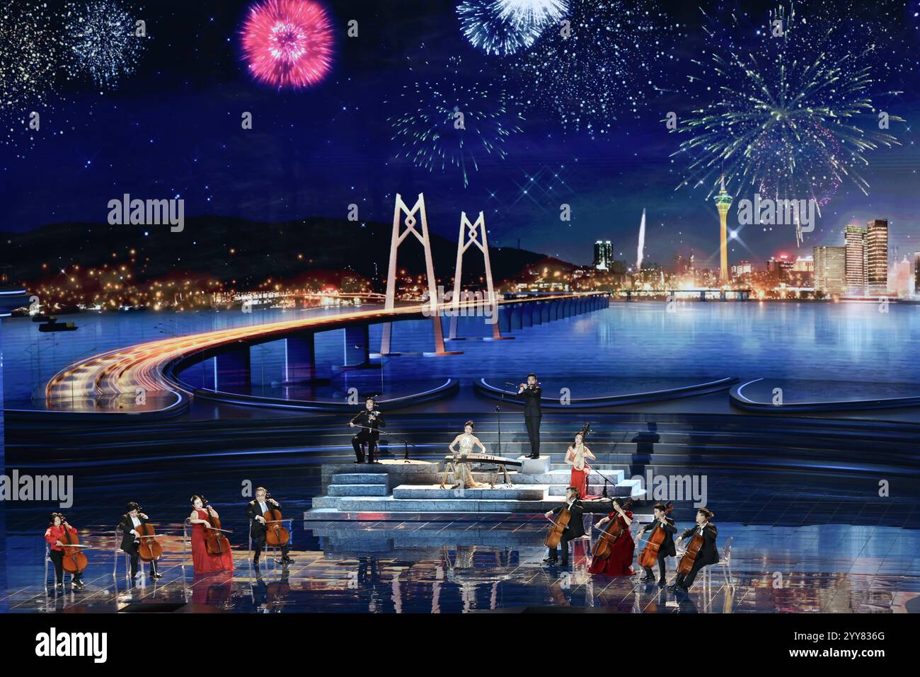 **CHINESE MAINLAND, HONG KONG, MACAU AND TAIWAN OUT** Artists perform ...