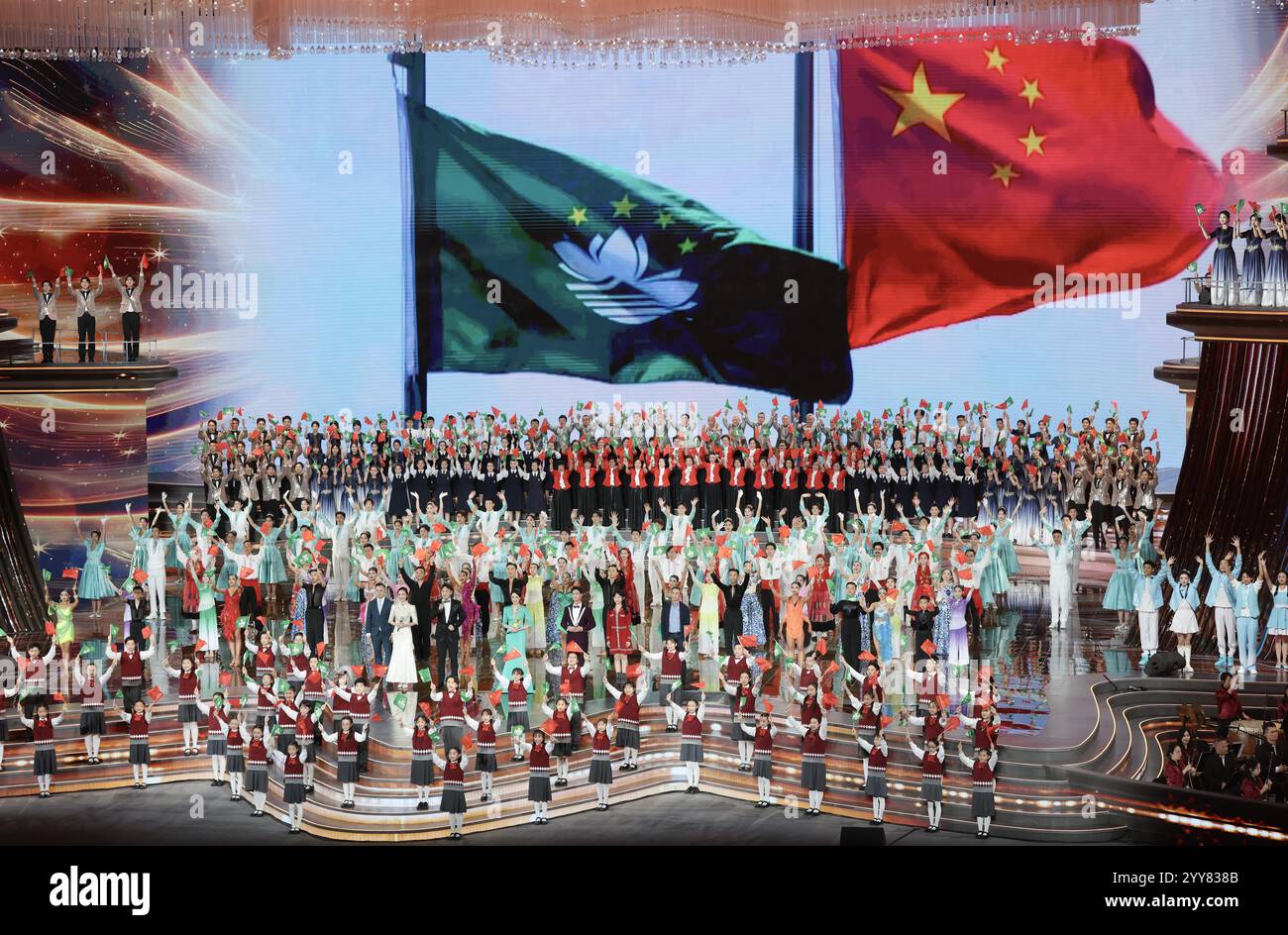 **CHINESE MAINLAND, HONG KONG, MACAU AND TAIWAN OUT** Artists perform ...