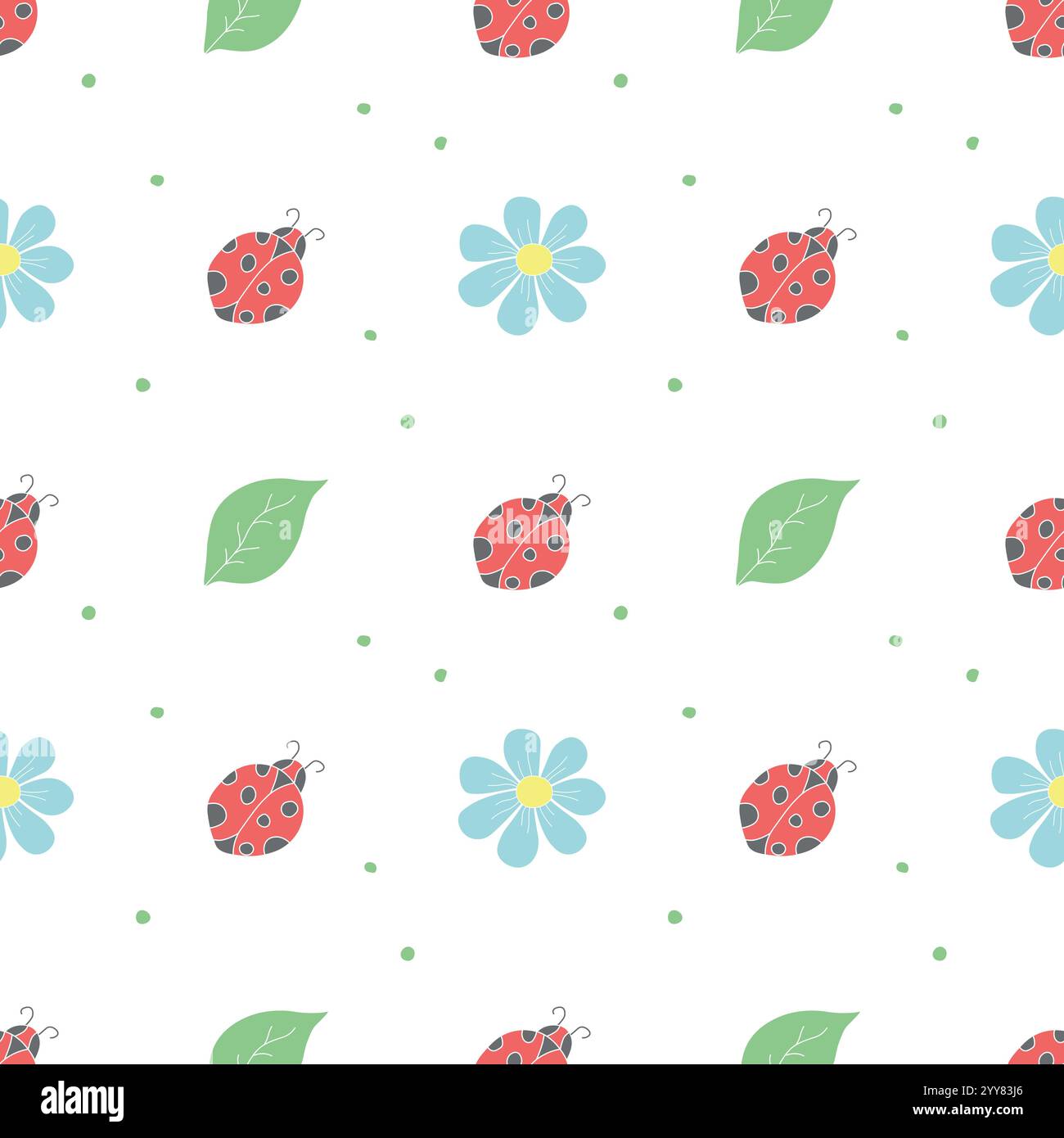 Spring pattern. Seamless spring background Stock Vector Image & Art - Alamy