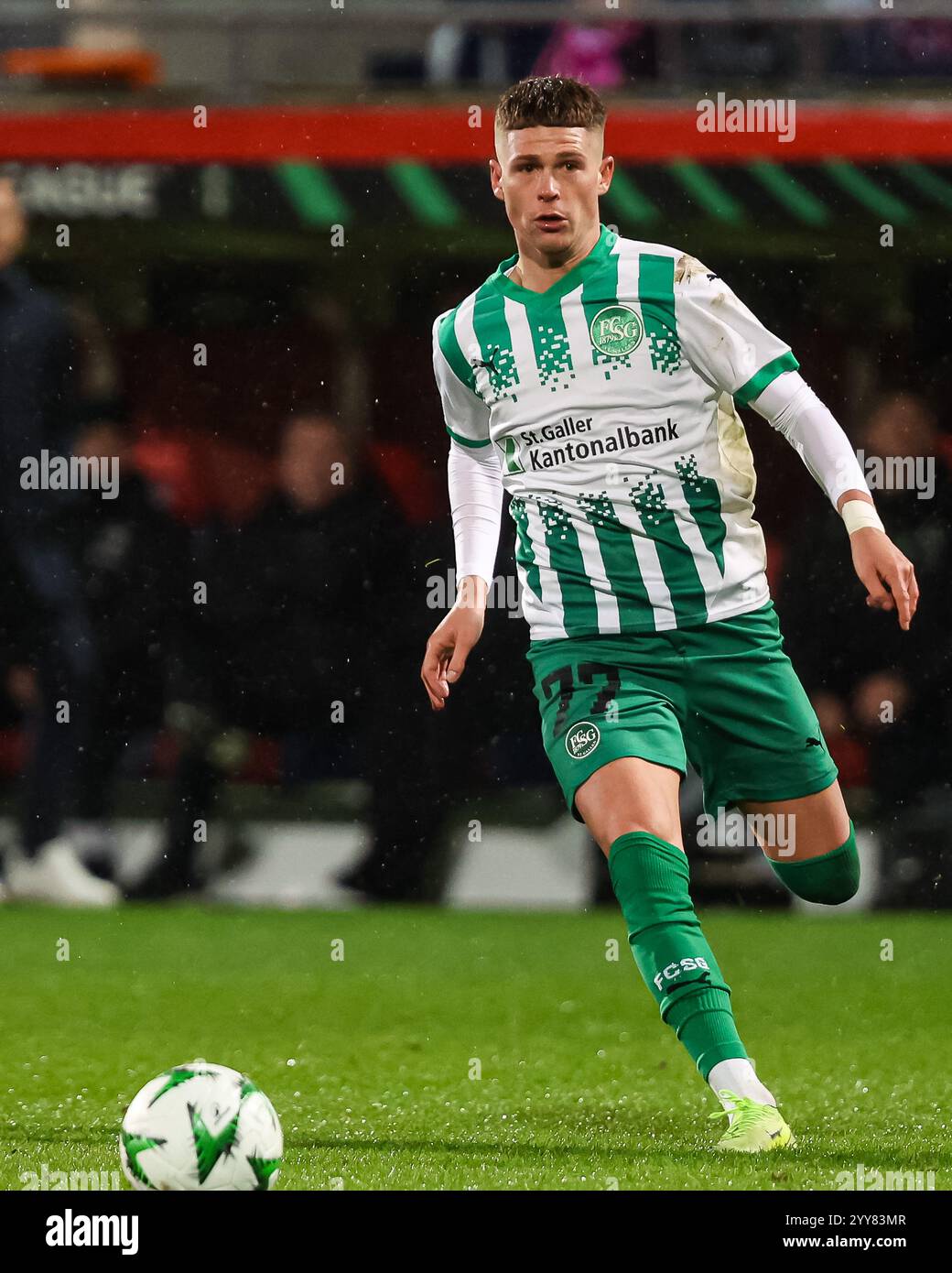 Kevin Csoboth (FC St. Gallen, #77) GER, FC Heidenheim vs FC St. Gallen ...