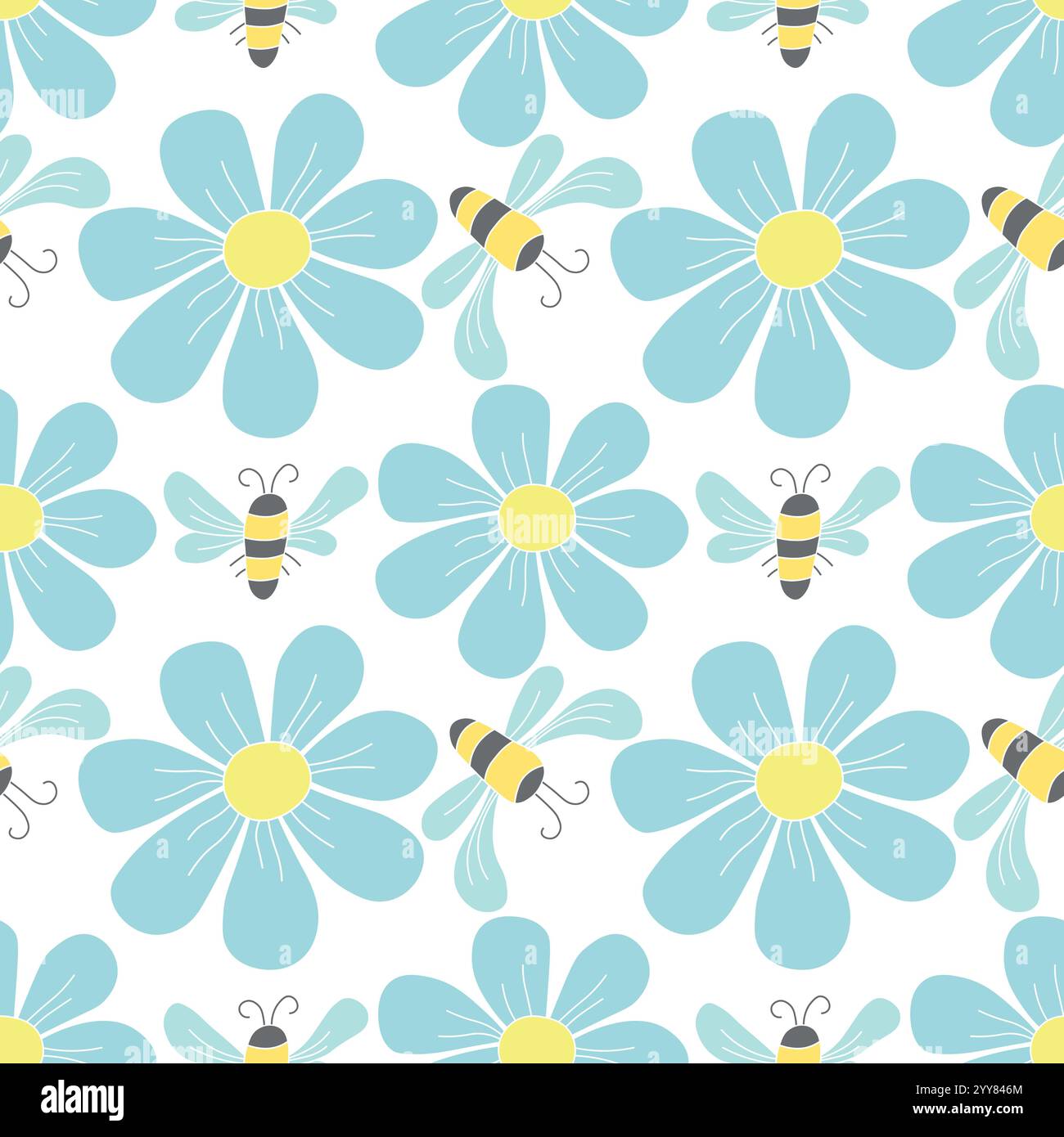 Spring pattern. Seamless spring background Stock Vector Image & Art - Alamy