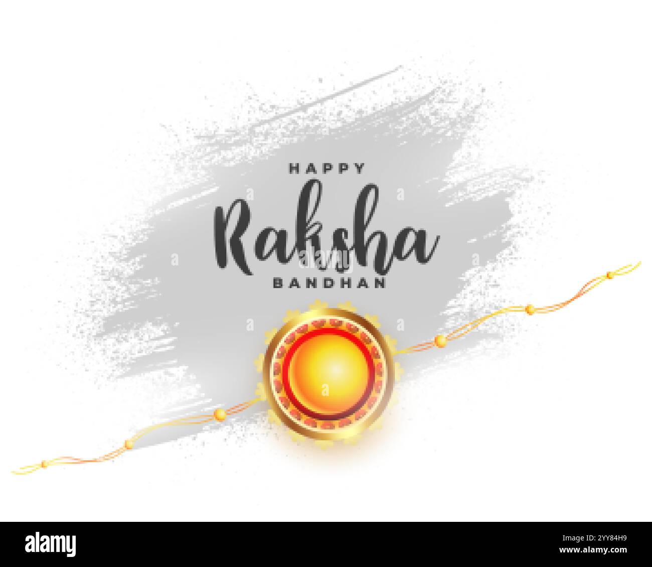 hindu festival of raksha bandhan greeting design Stock Vector Image ...