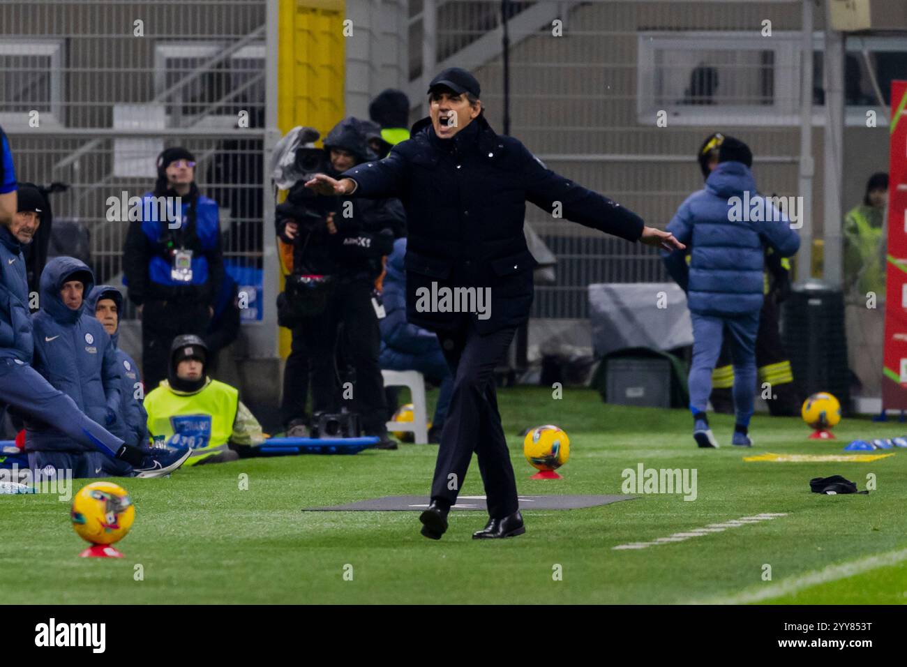 Simone Inzaghi in action during Coppa Italia match between FC ...