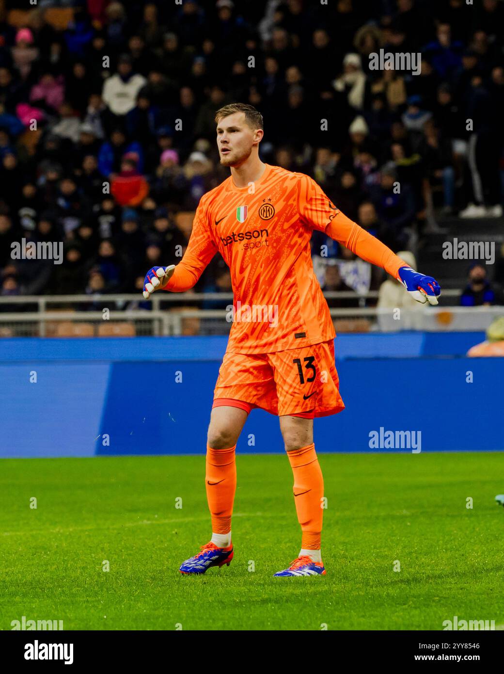 Josep Martinez in action during Coppa Italia match between FC ...
