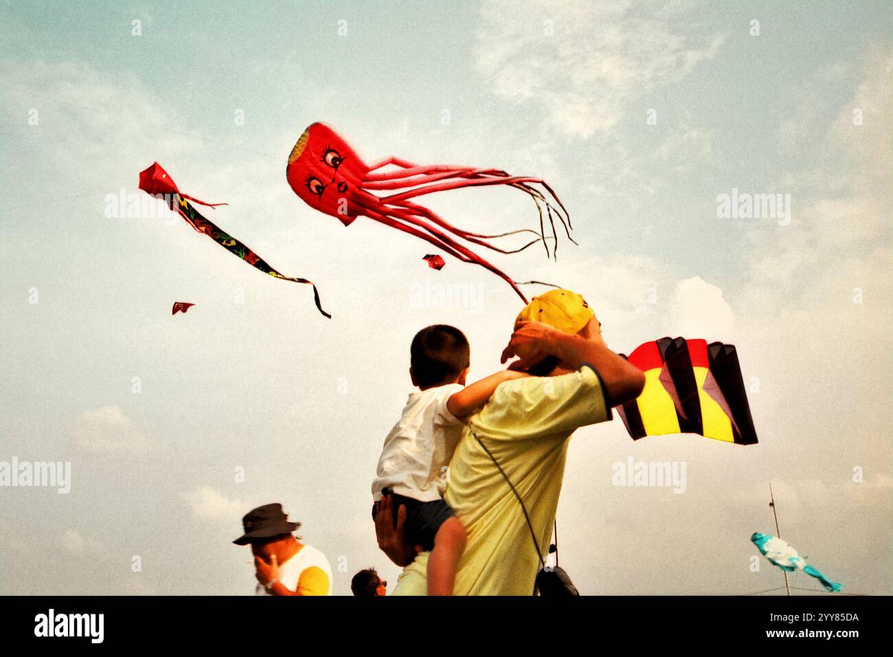 The 2004 Jakarta International Kite Festival at Carnival Beach in Ancol ...