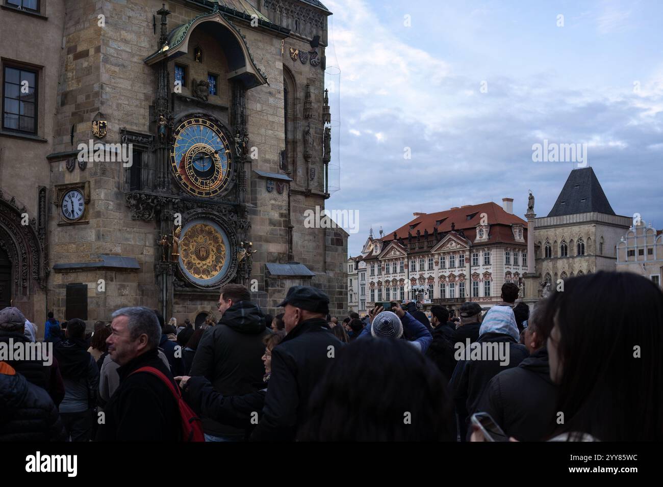 Prague, Czech Republic. October 3, 2024 - Visitors gathered around the ...